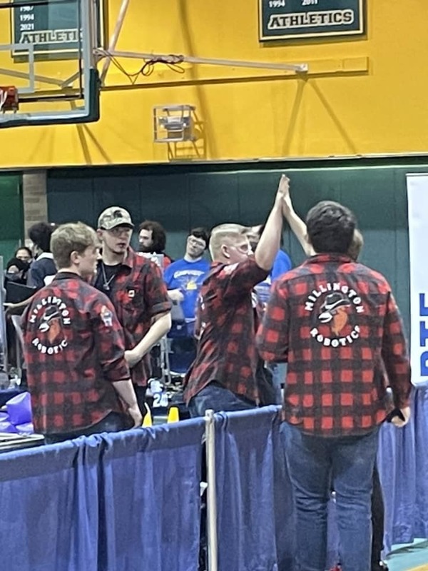 Robotics team wins Rookie Inspiration Award | Millington Community Schools